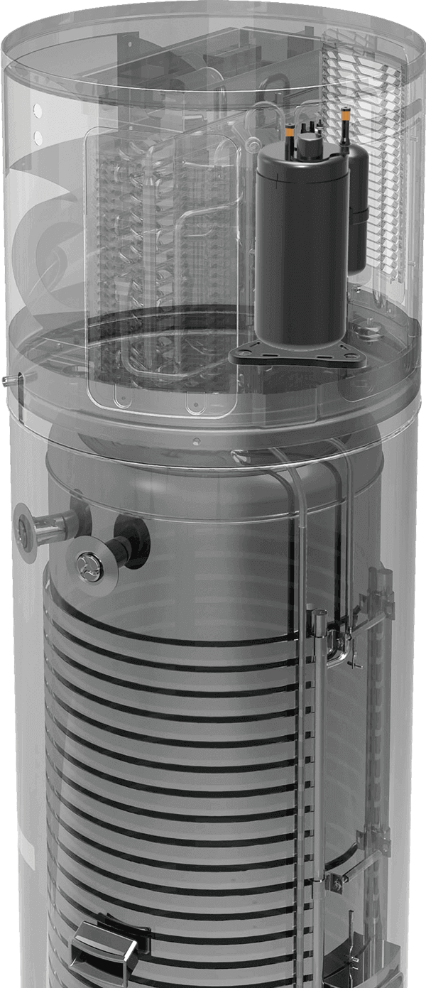 Model-A 160L 200L heat pump hot water heater - Gomon